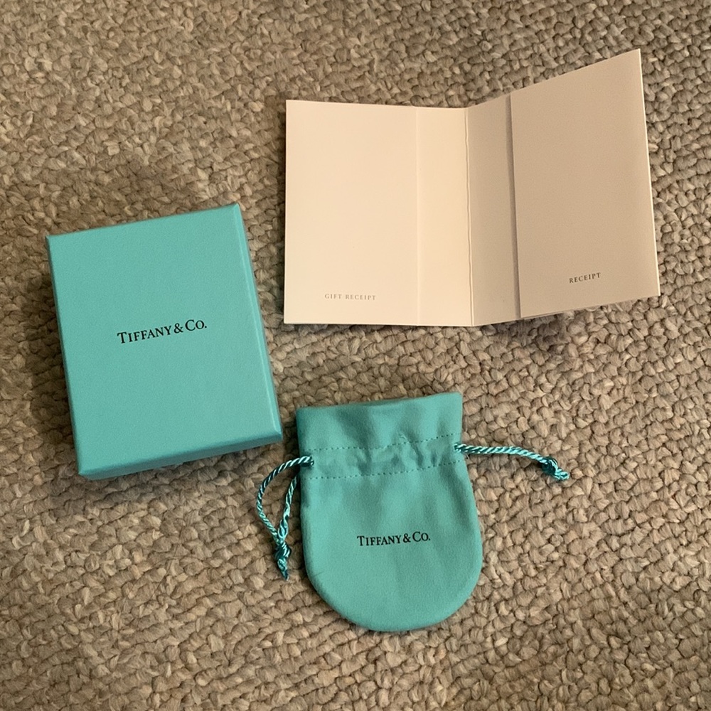 Tiffany & Co. Empty Box, Ring Bag, Receipt Holder, Me… - Gem